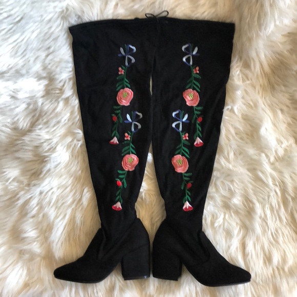 Shoes | New Simply Be Wide Calf Over The Knee Boot | Poshmark